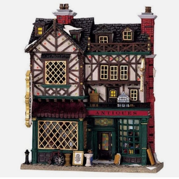 Lemax | Holiday | Lemax Essex Street Facade Ashton Antiques 4598 ...